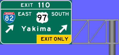 SVRoads: California Exit Signing